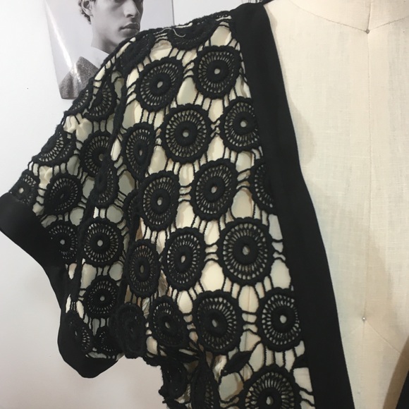 ECI | Jackets & Coats | Eci Kimono Style Short Sleeve Embroidered ...